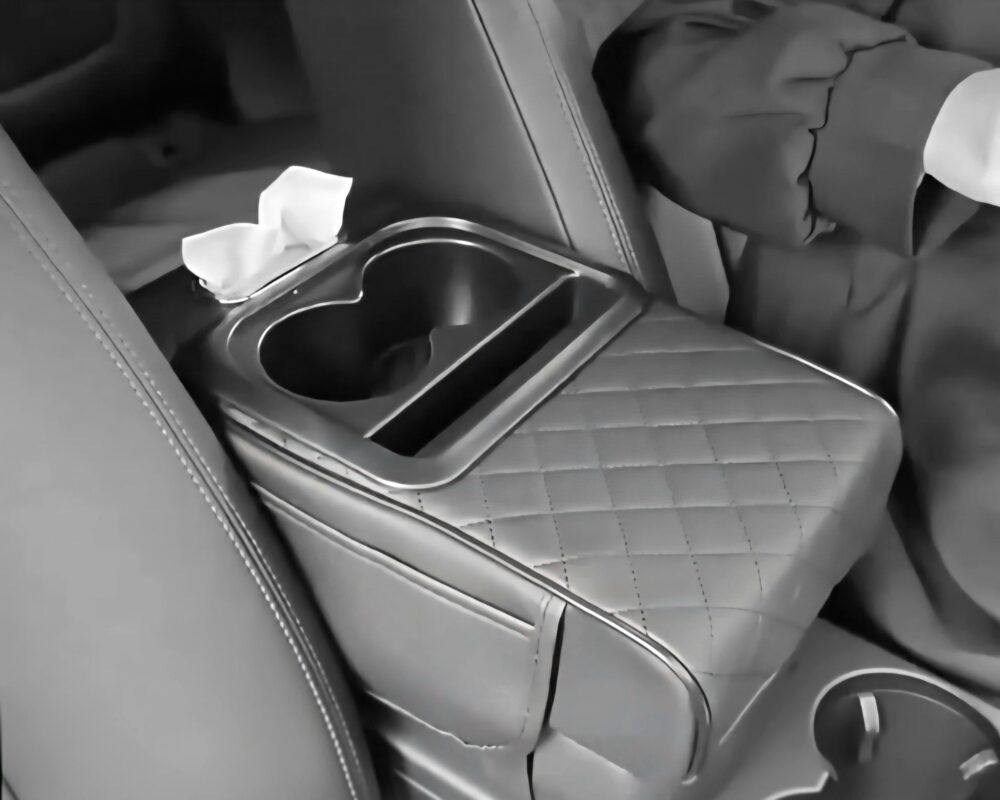 Car Armrest Box Pad – Universal Car Storage Bag & Elbow Support
